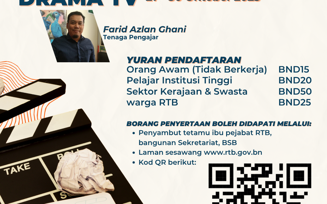 Bengkel Penulisan Skrip Drama TV (27-30 Okt 2025) | RTB
